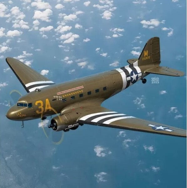 ACA-12633 Academy 1/144 USAAF C-47 Skytrain Plastic Model Kit *Aus Dec
